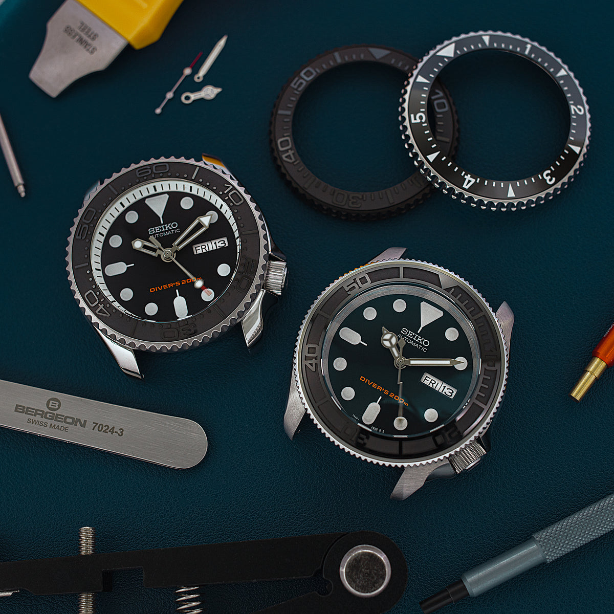 Ceramic Insert - 007 Reverse Sub Stealth - DLW WATCHES