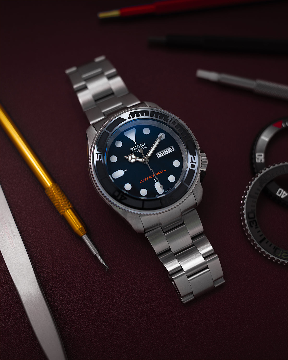 Ceramic Insert - 007 Reverse Sub Stealth - DLW WATCHES